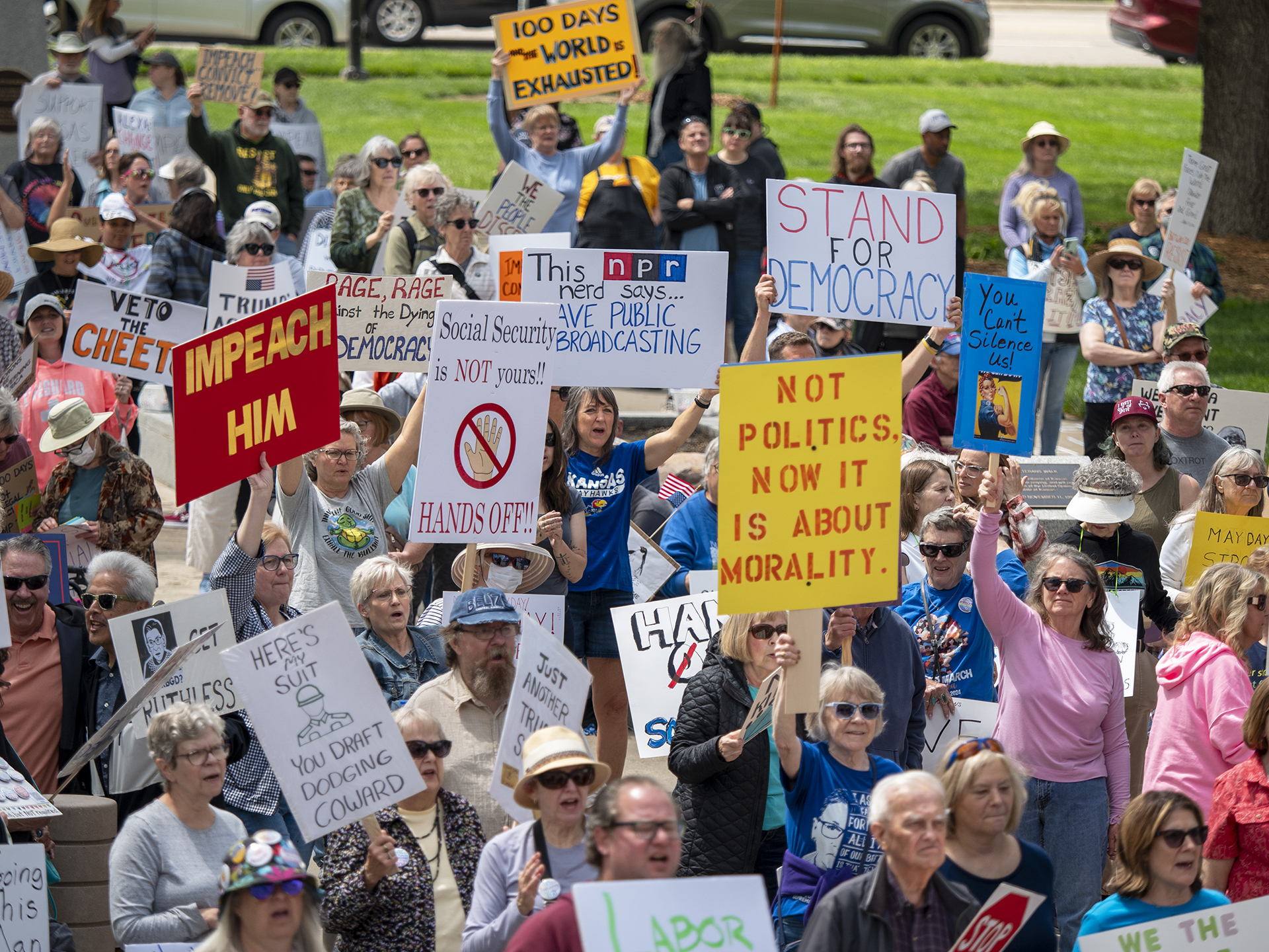 Kansas troopers on standby for protests, ahead of nationwide anti-Trump ...